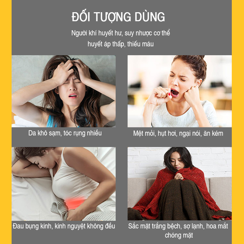 Bát trân thang - Ích khí bổ huyết
